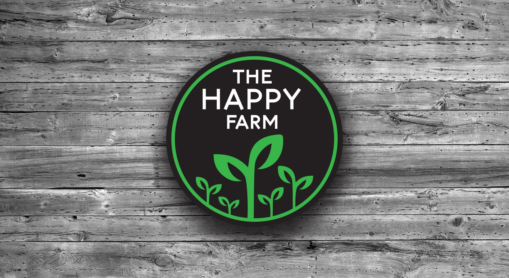Happy Farm Logo Happy Monkey Plant Farm